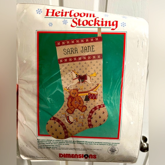 Dimensions | Holiday | Dimensions Heirloom Stocking Kit | Poshmark